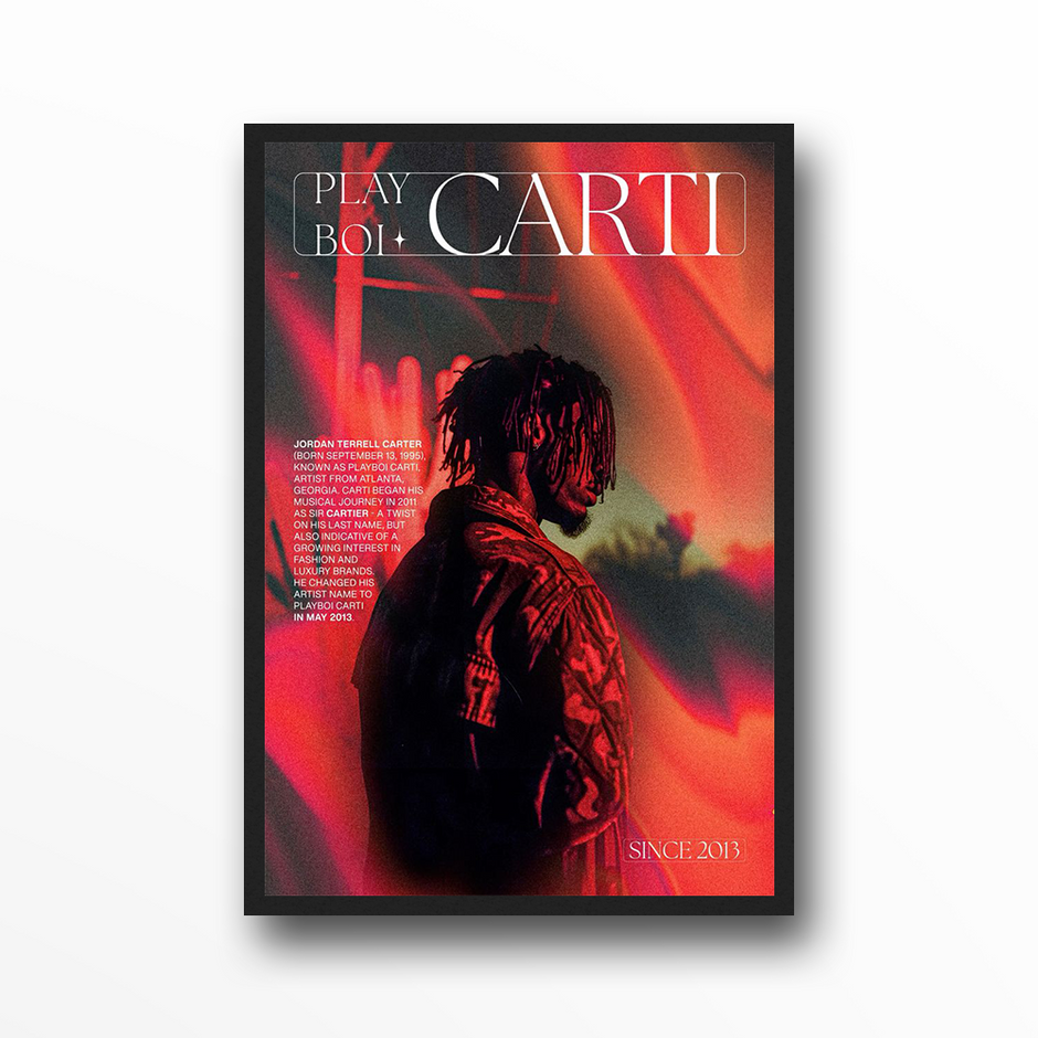 PLAYBOI CARTI – Rapper Posters