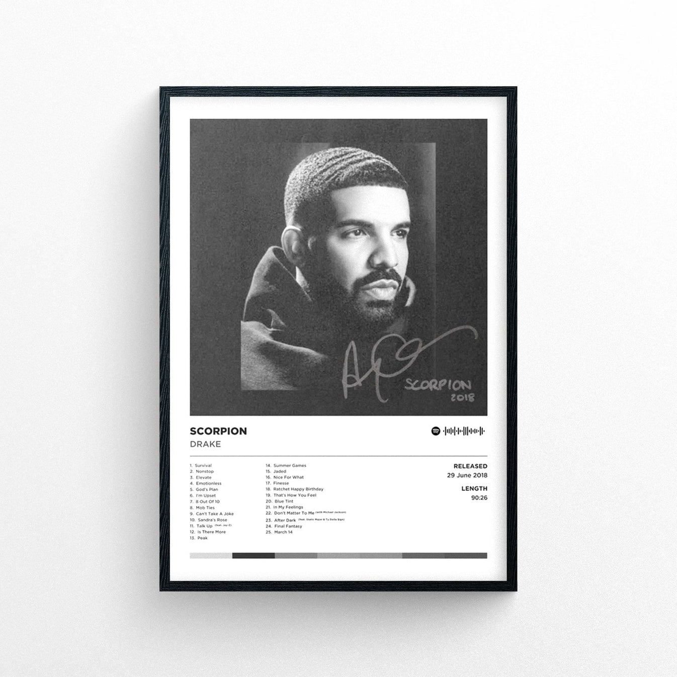 Drake Gift Bundle - 4 Poster Prints – Rapper Posters