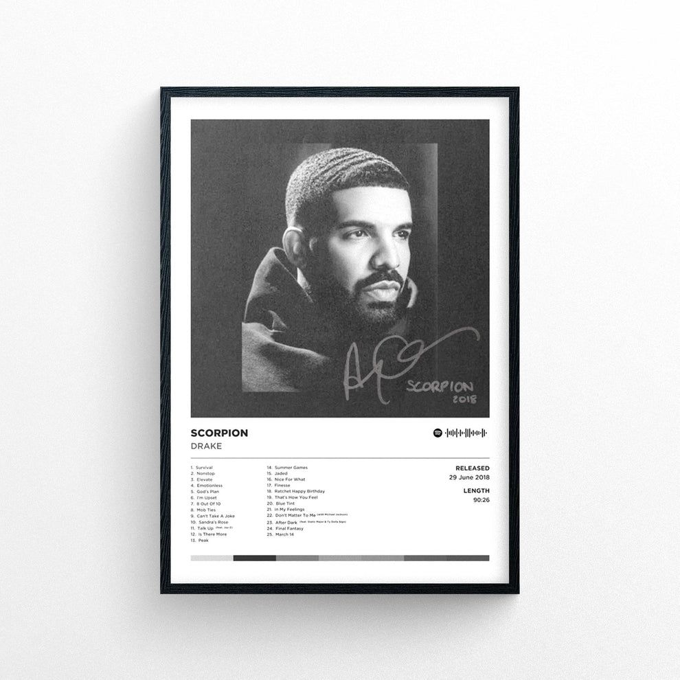Drake Gift Bundle - 4 Poster Prints – Rapper Posters