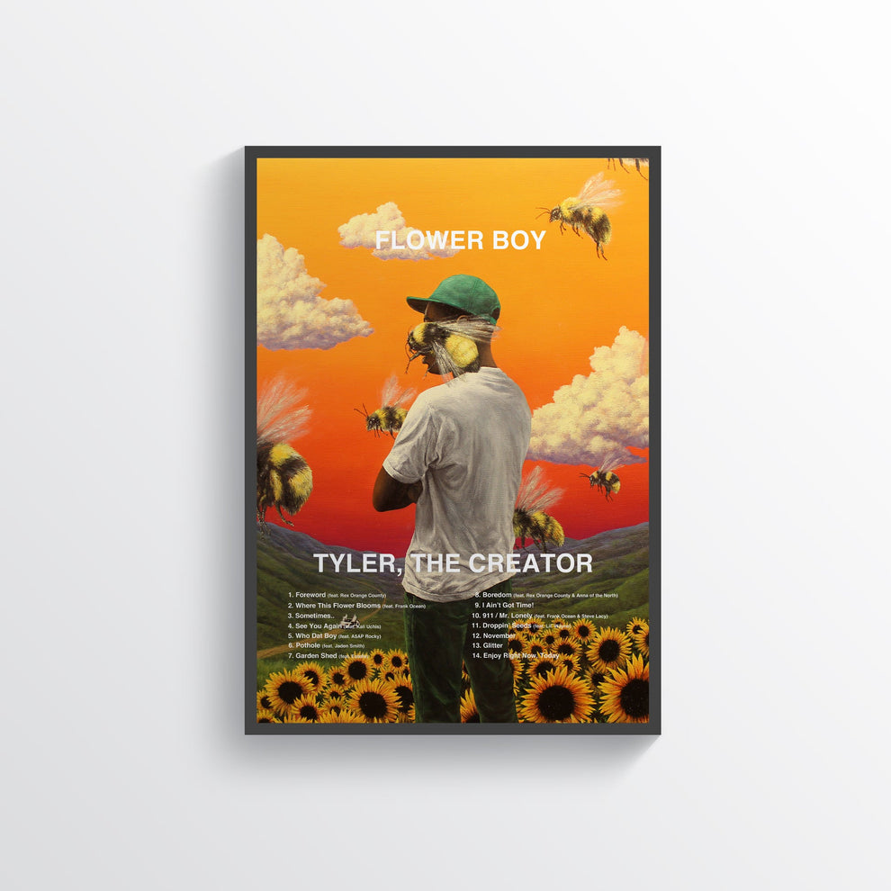 Tyler The Creator "Flower Boy" Poster Print – Rapper Posters