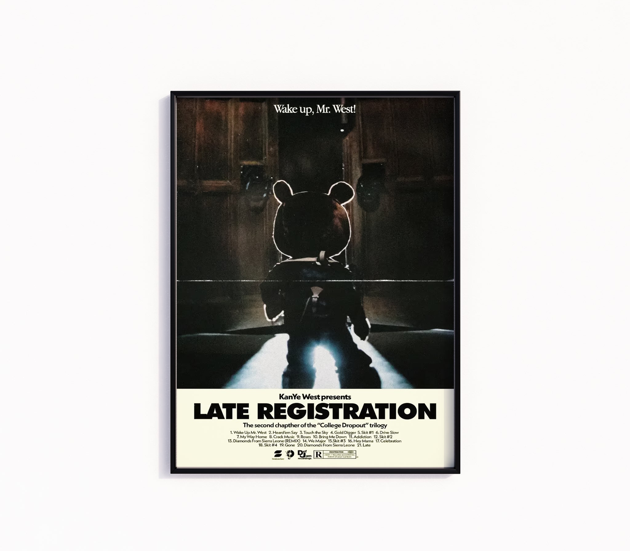 Kanye West "Late Registration" Poster – Rapper Posters
