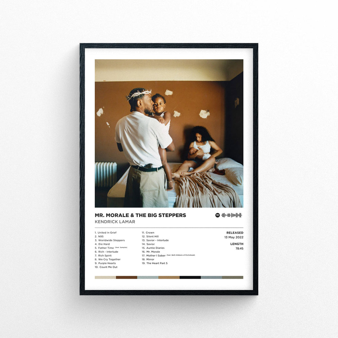 Kendrick Lamar "Mr. Morale & the Big Steppers" Poster Print – Rapper ...