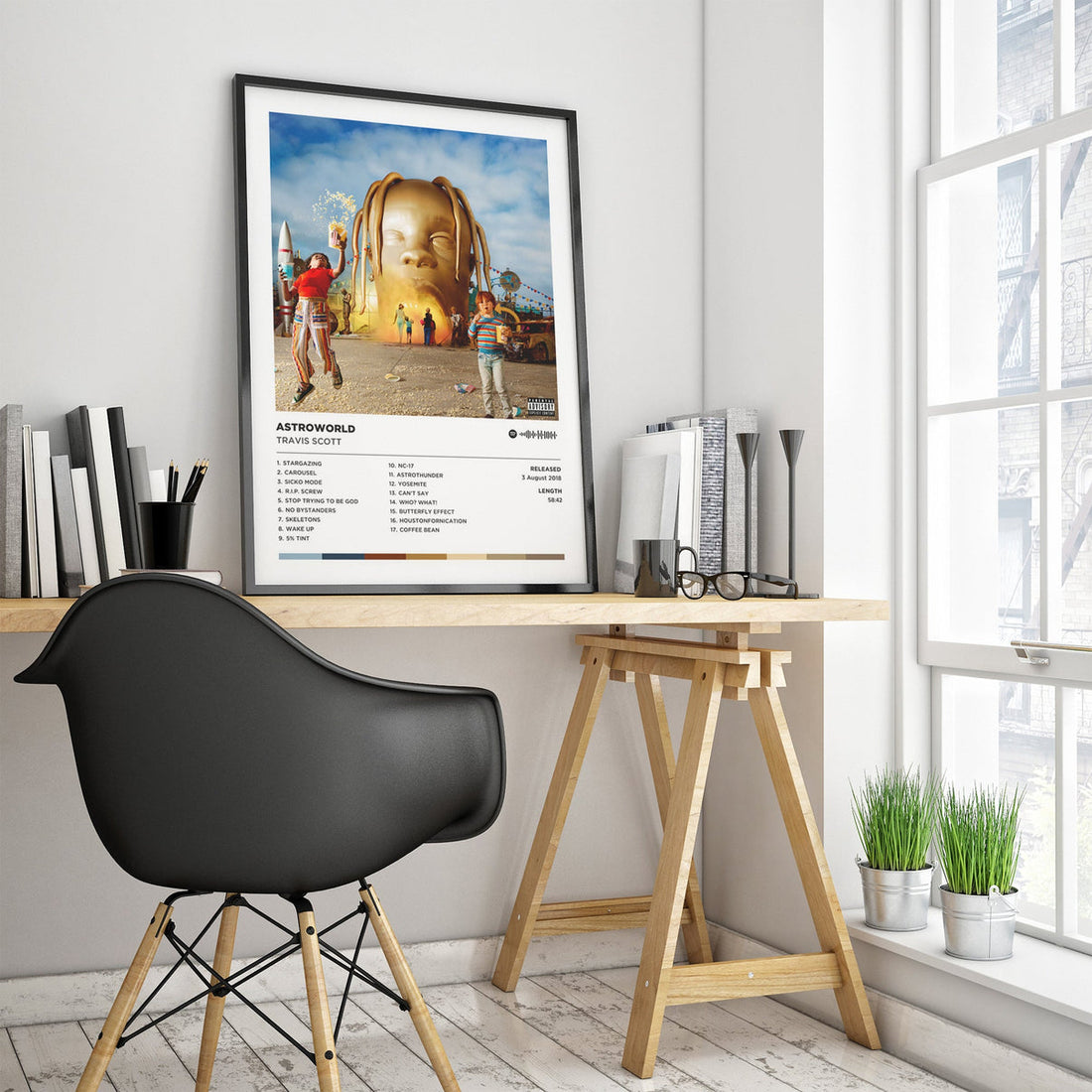 Travis Scott "Astroworld" Poster Print – Rapper Posters