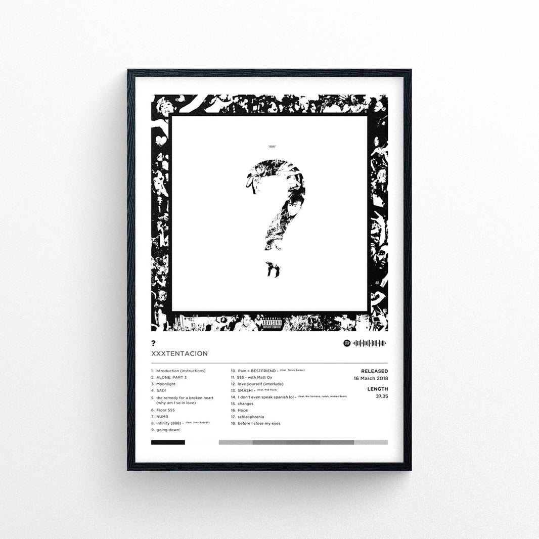 Xxxtentacion Rapper Posters