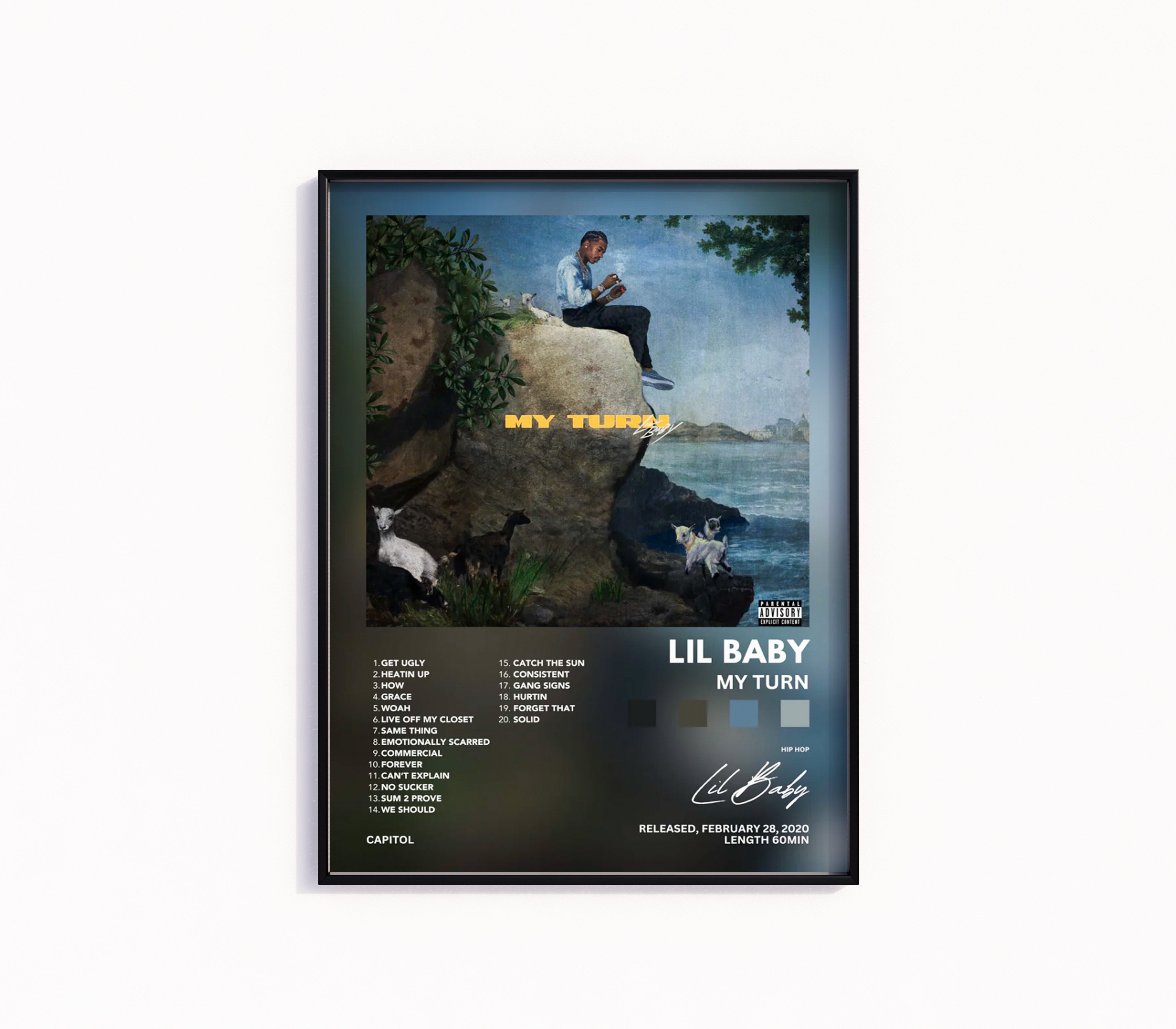 Lil Baby "My Turn" Album Poster – Rapper Posters