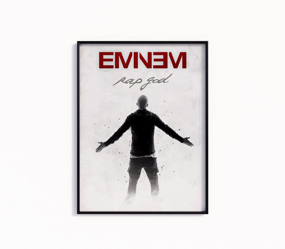 Eminem "Rap God" Poster Print – Rapper Posters