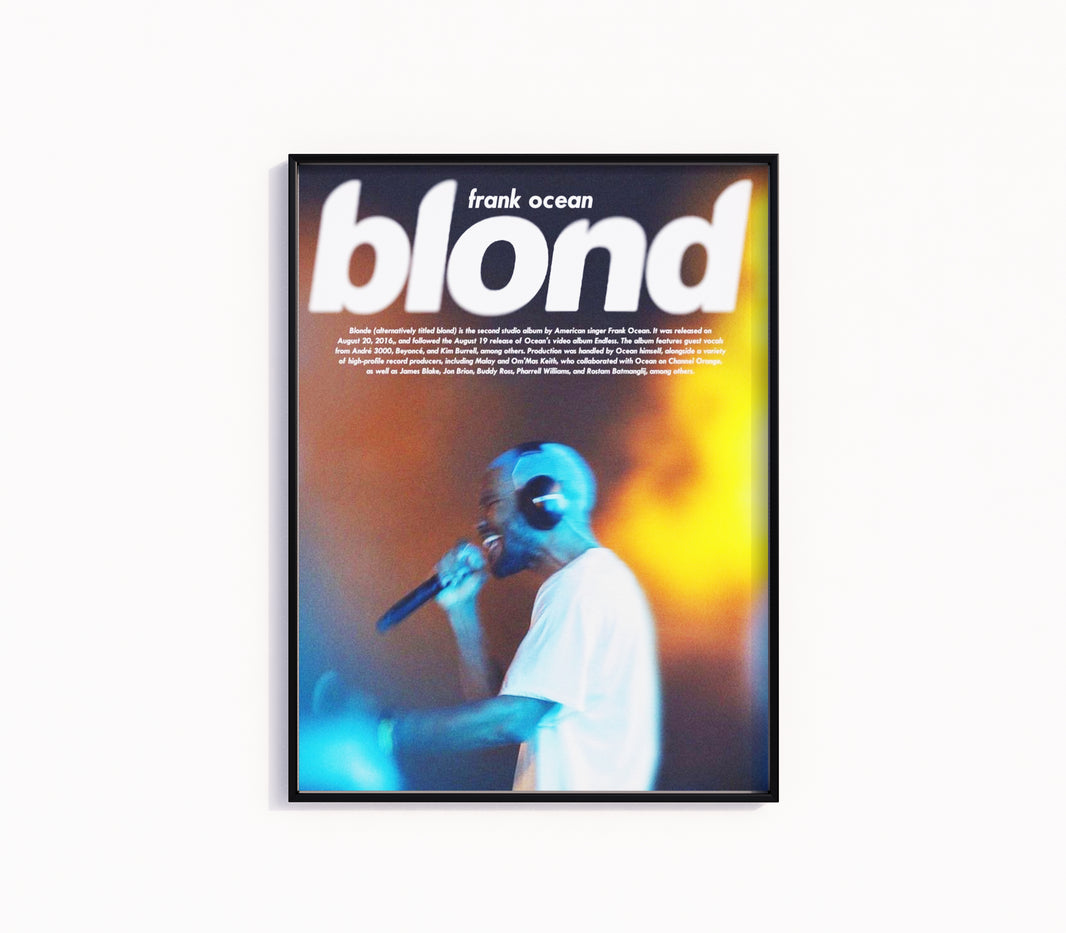 FRANK OCEAN – Rapper Posters