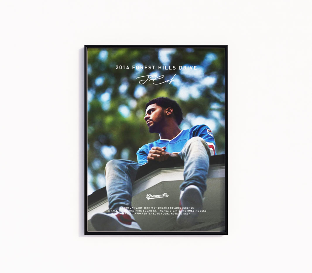 J COLE – Rapper Posters