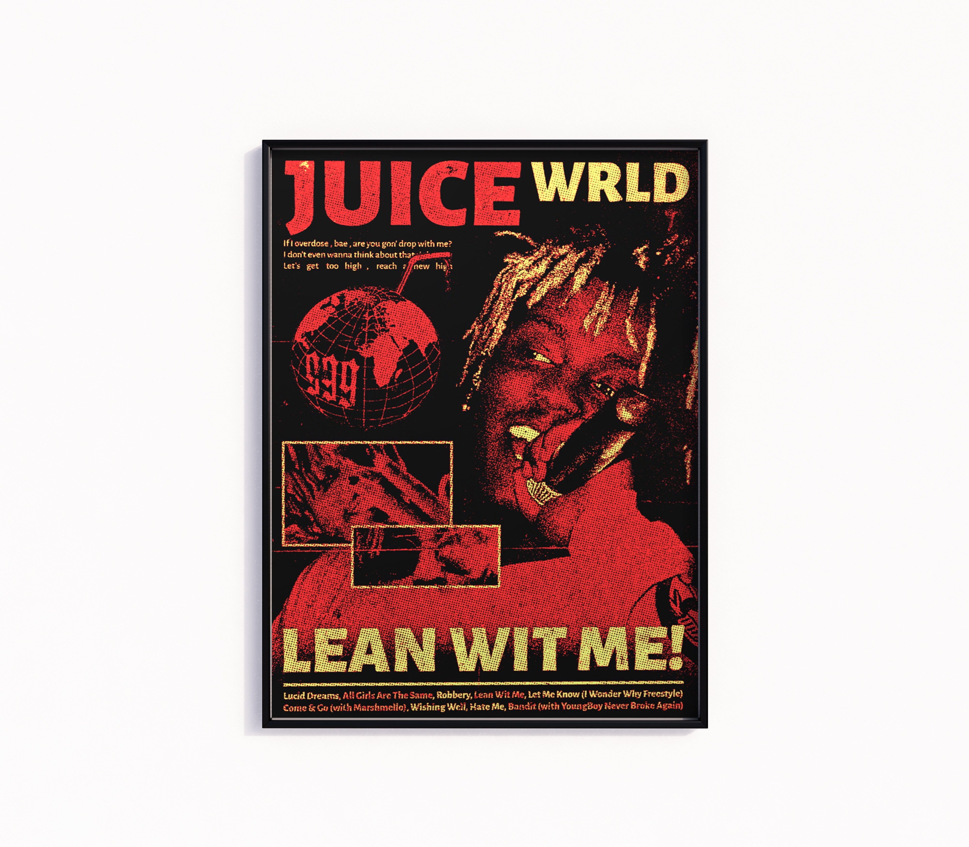 Juice Wrld Poster Print – Rapper Posters