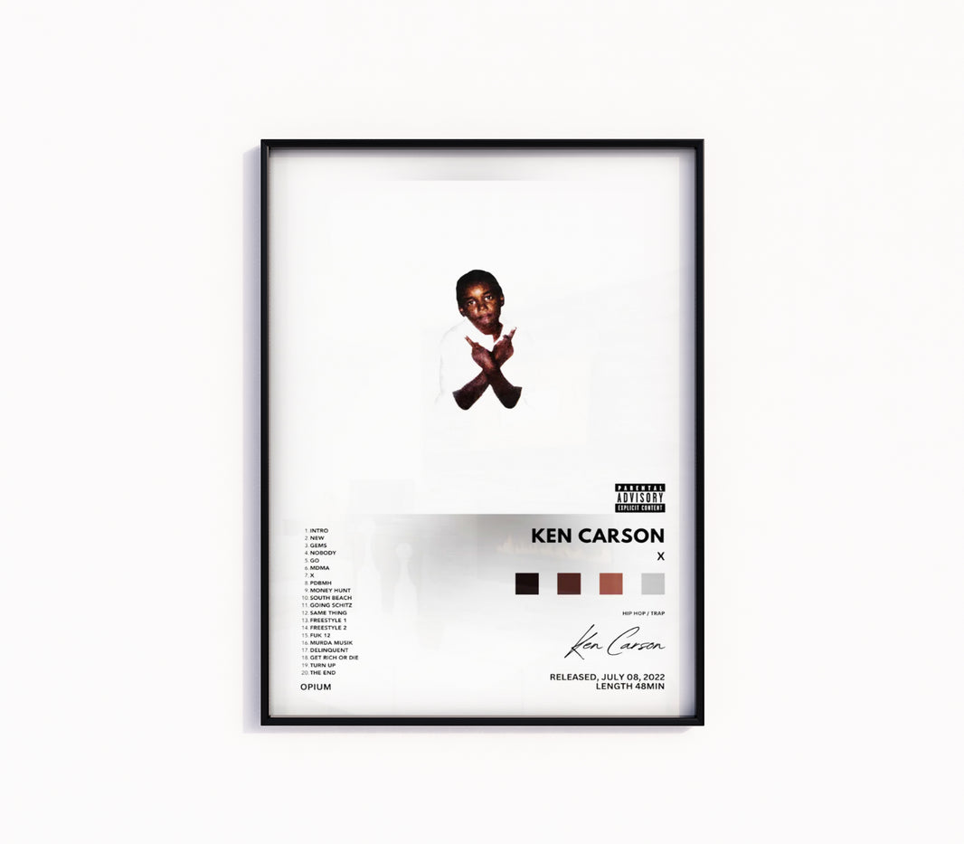 KEN CARSON – Rapper Posters
