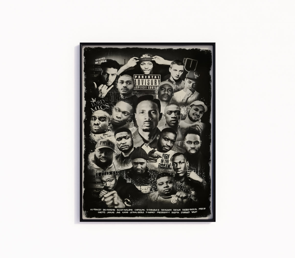 Legends Of Grime Poster – Rapper Posters