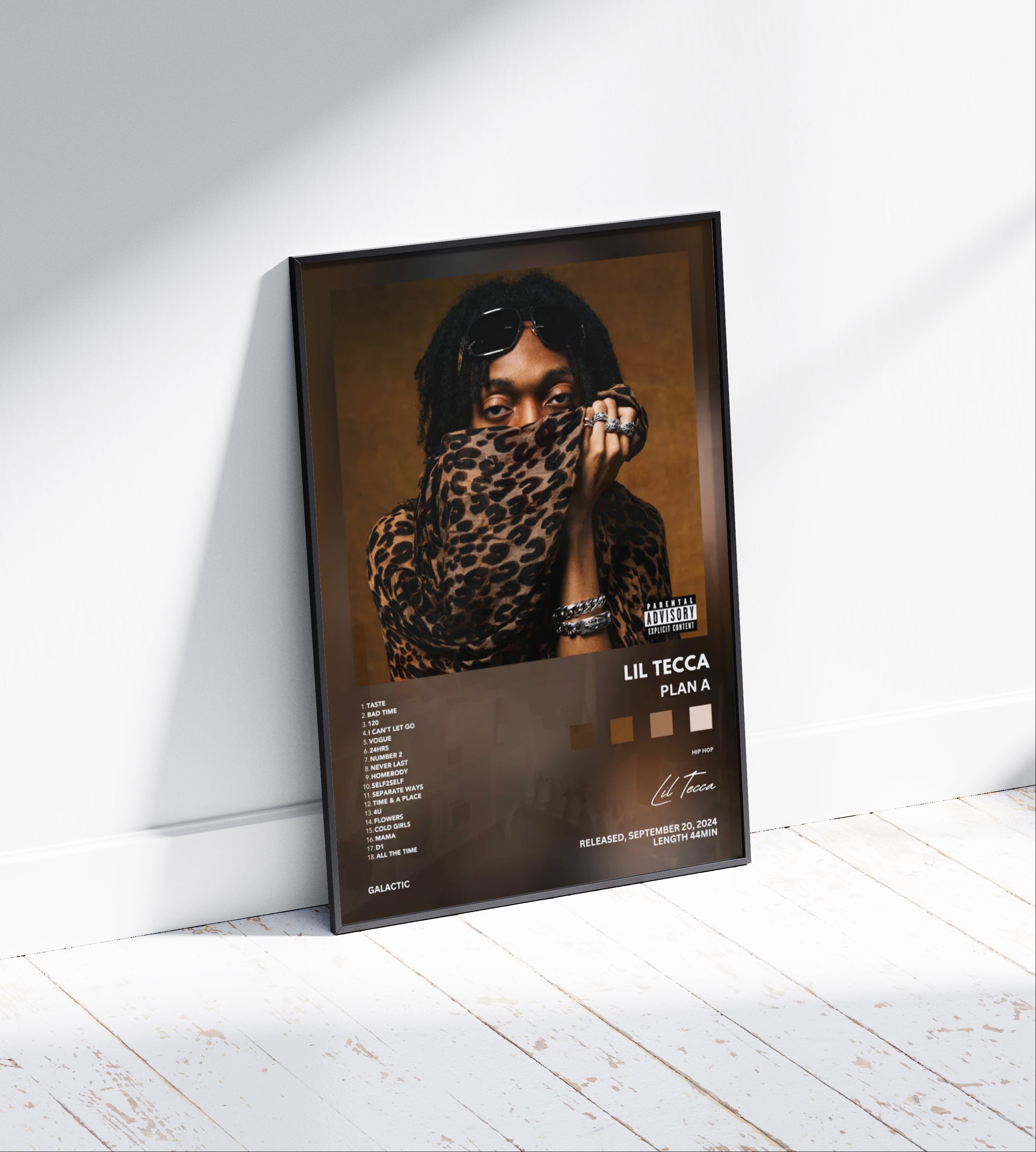 Lil Tecca "Plan A" Album Poster – Rapper Posters