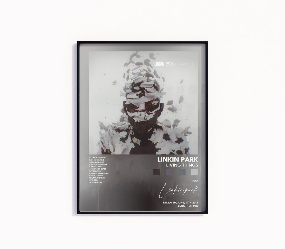 Linkin Park "Living Things" Album Poster – Rapper Posters