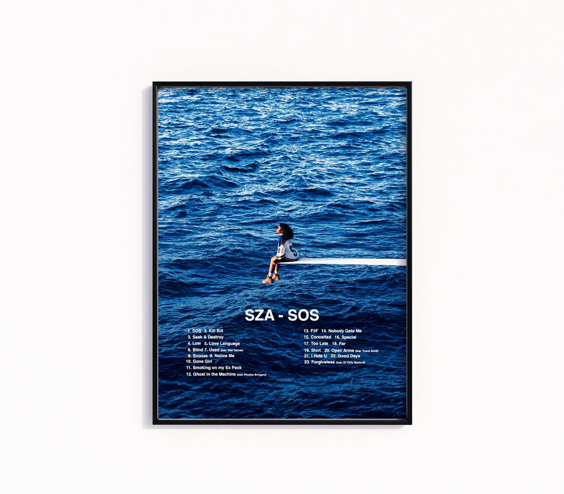 SZA "SOS" Album Poster – Rapper Posters