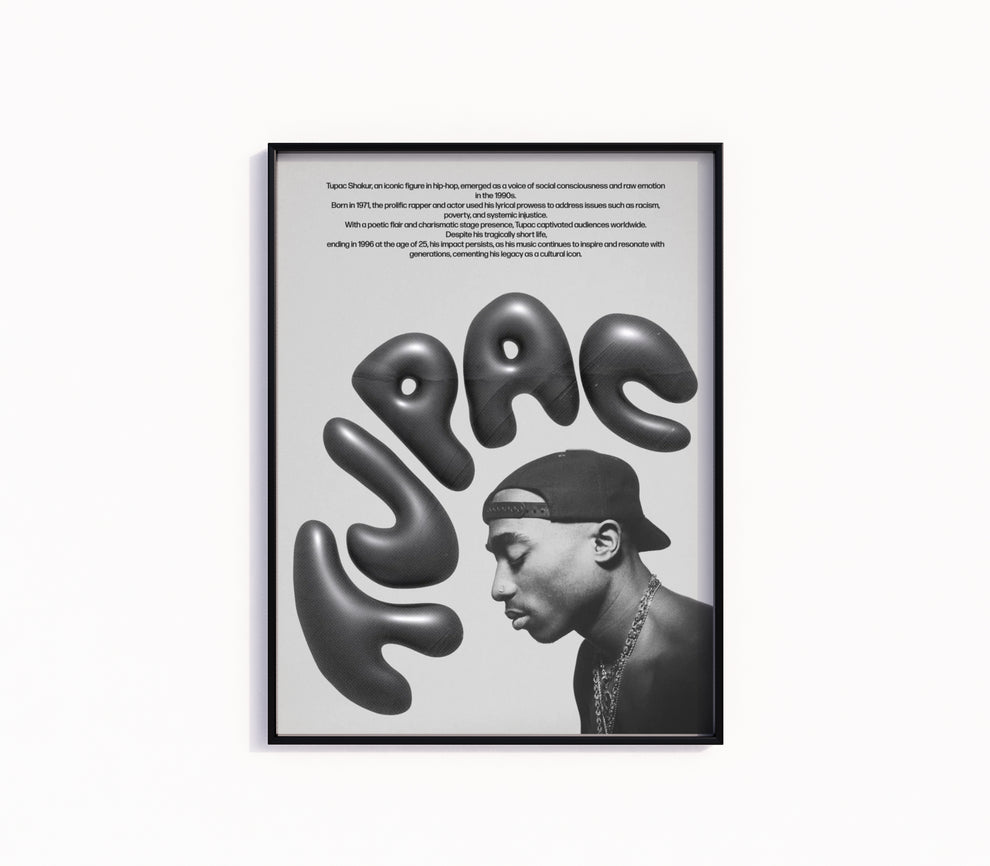 Tupac Poster Print – Rapper Posters